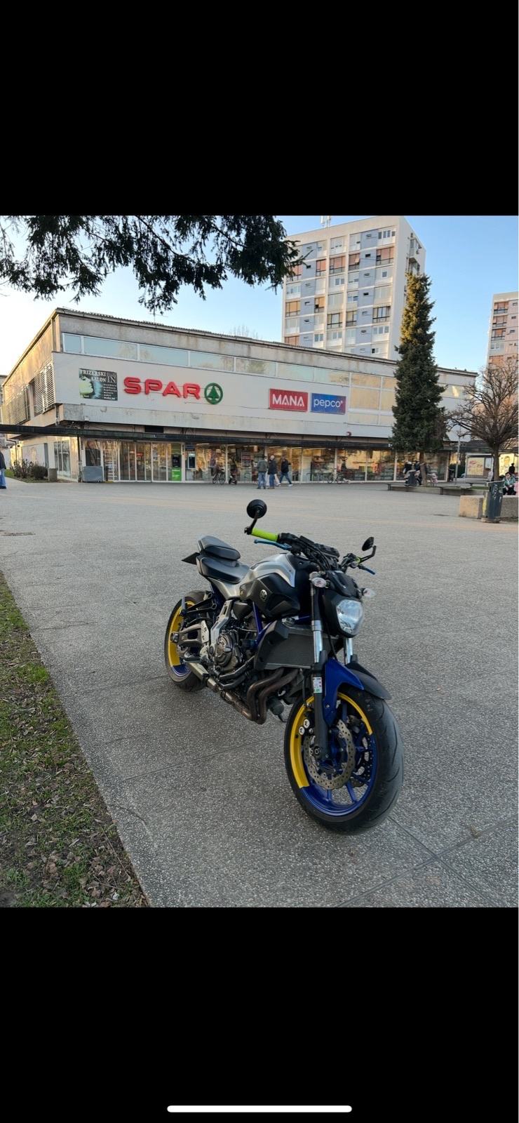 Yamaha mt07, 2016 god.