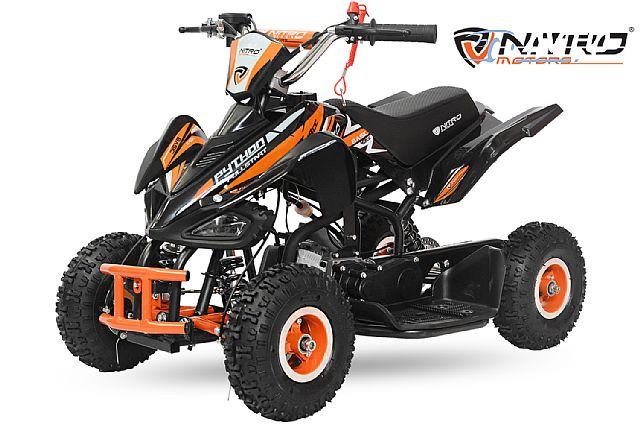 Mini Moto ATV 50cc NITRO MOTORS PYTHON 2kW narančasti 49 cm3, 2025 god.