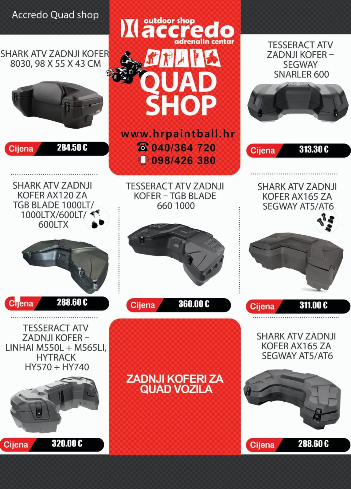 Quad koferi, 2025 god.