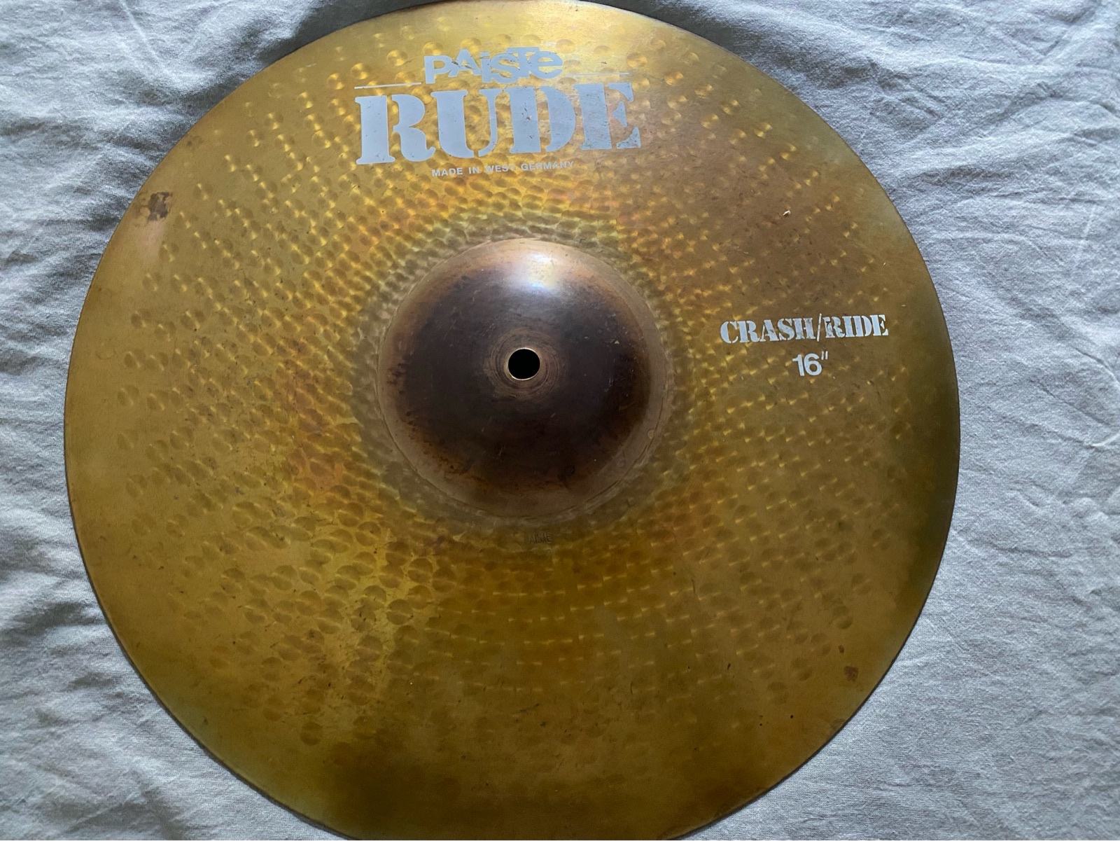 Paiste Rude Crash/ride 16
