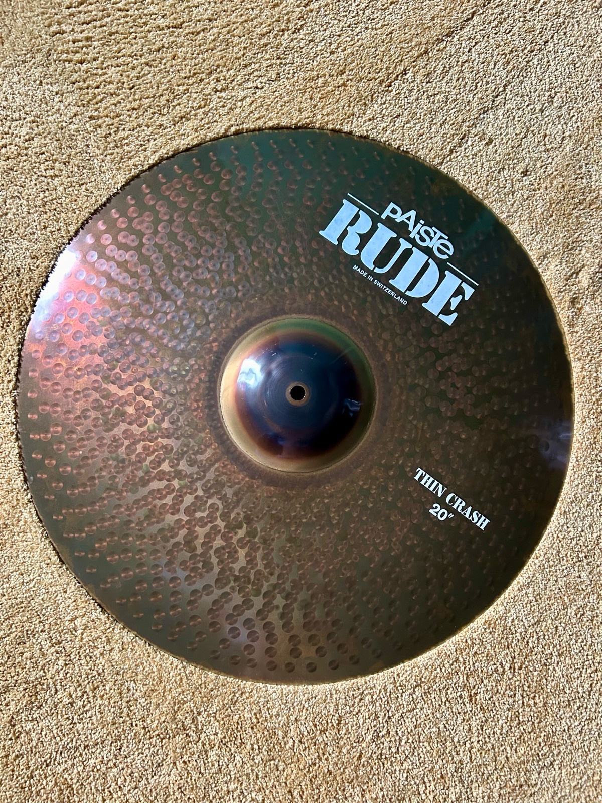 Paiste RUDE thin crash 20”