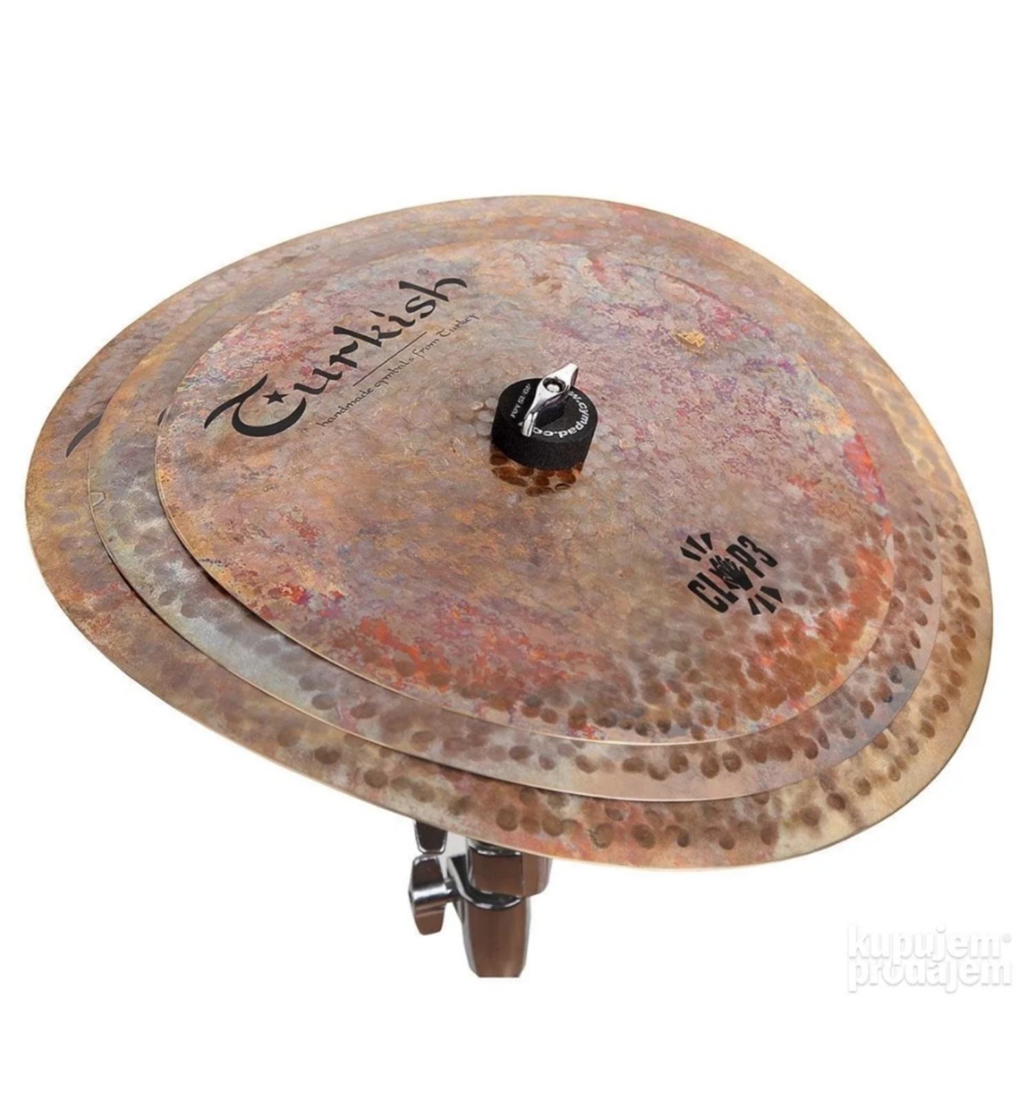 Turkish Clap 3 Cymbal Stack Raw