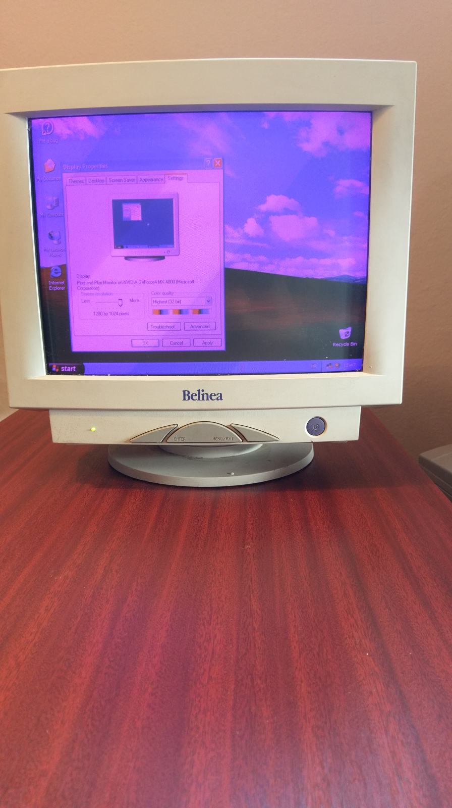 Monitor Belinea 10 20 20 15 incha (crvena slika)