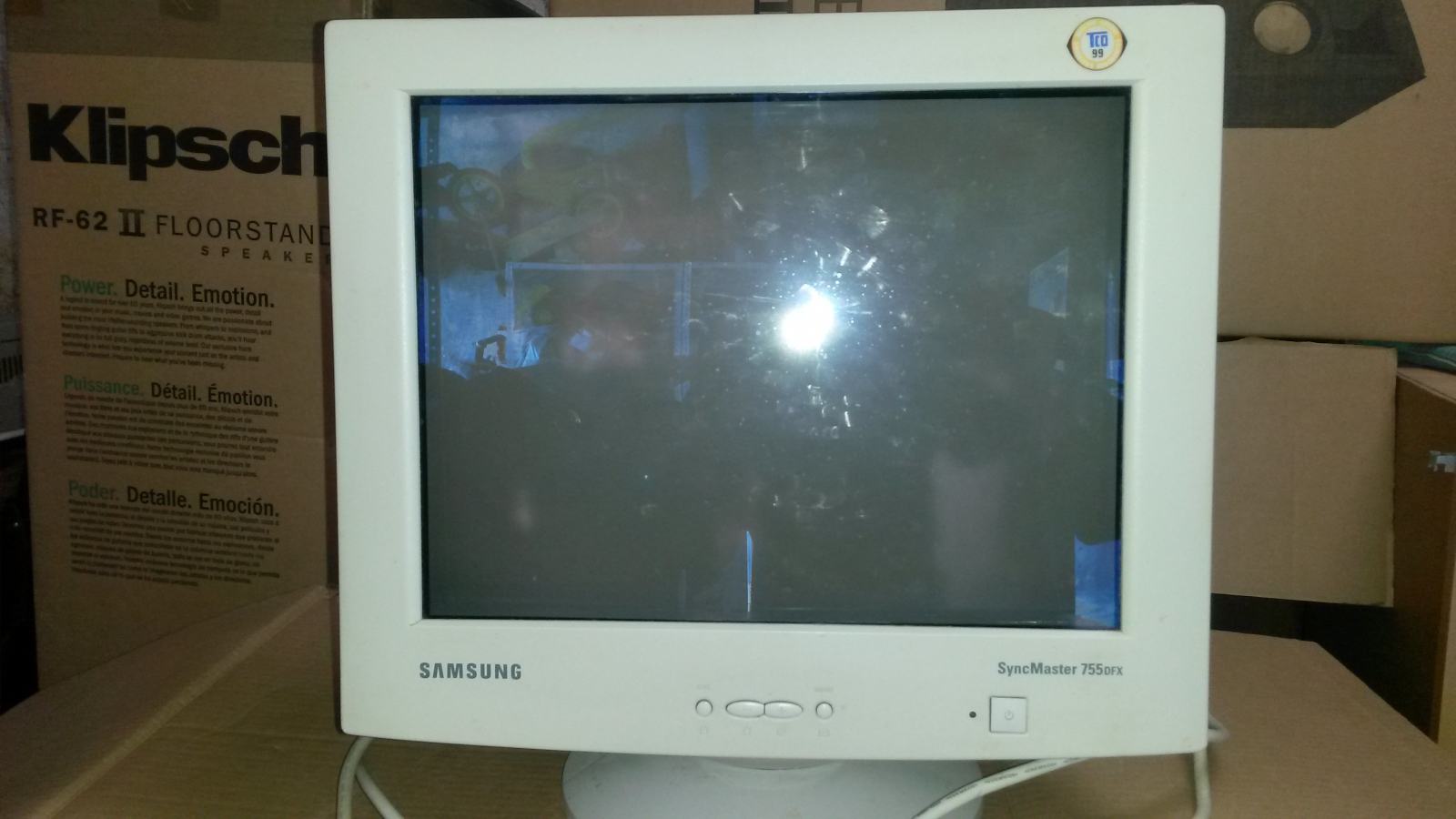 MONITOR CRT SAMSUNG 17 SYNC MASTER 755DFX