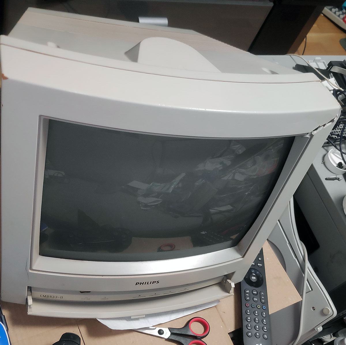 Retro CRT monitor Amiga Atari PHILIPS CM8833-II CM8833 MK2