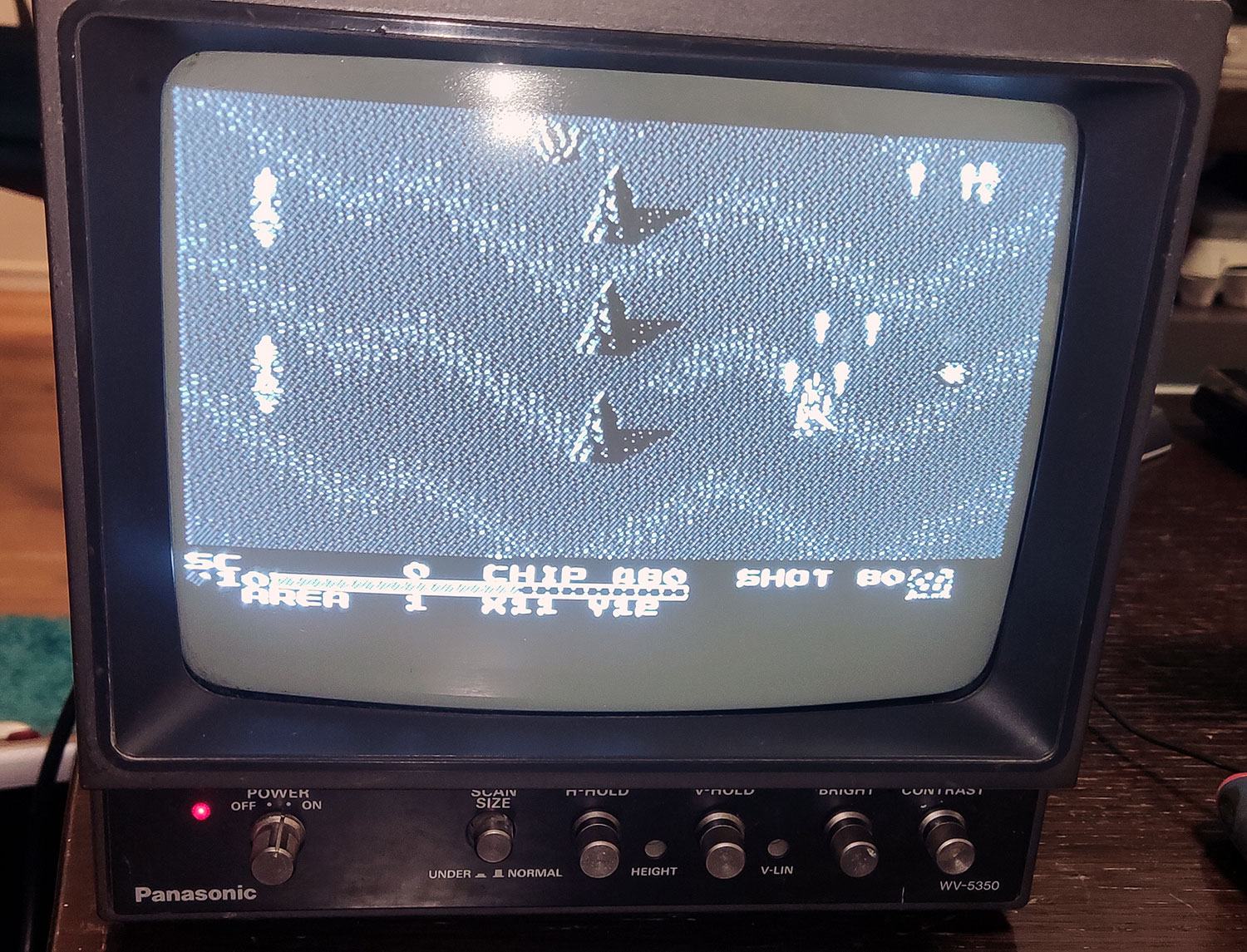 C/B CRT monitor TV PANASONIC WV-5350 BNC 9 VIDEO GAME