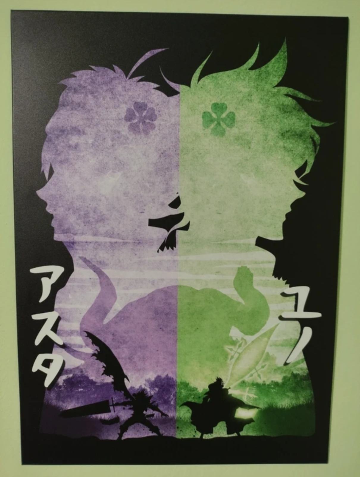 Black Clover Metal Displate