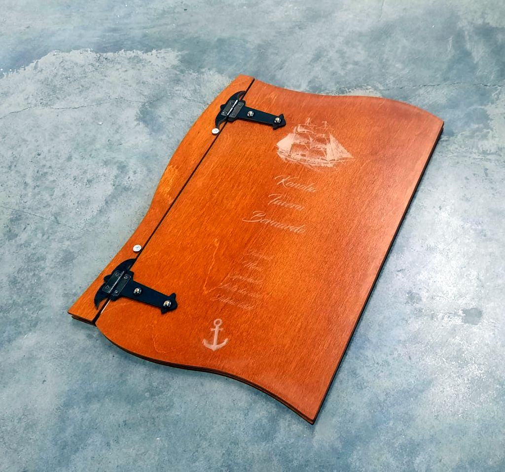 Drvene korice za meni/jelovnik