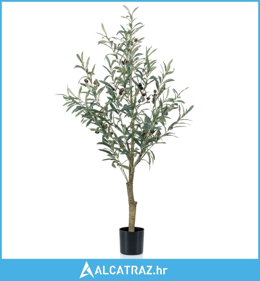 Emerald umjetno stablo masline 115 cm u plastičnoj posudi - NOVO