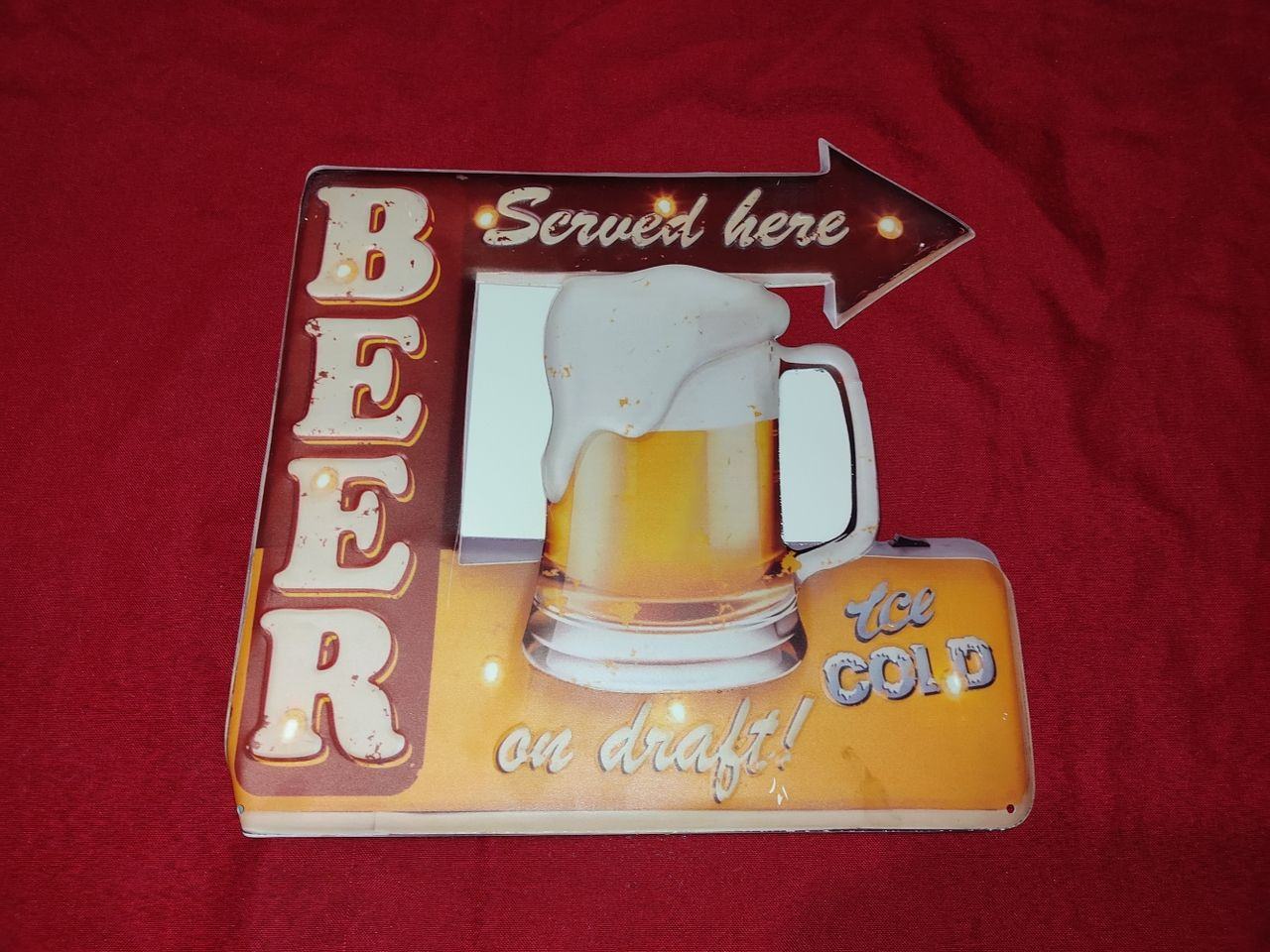 Metalna tabla - reklama - BEER