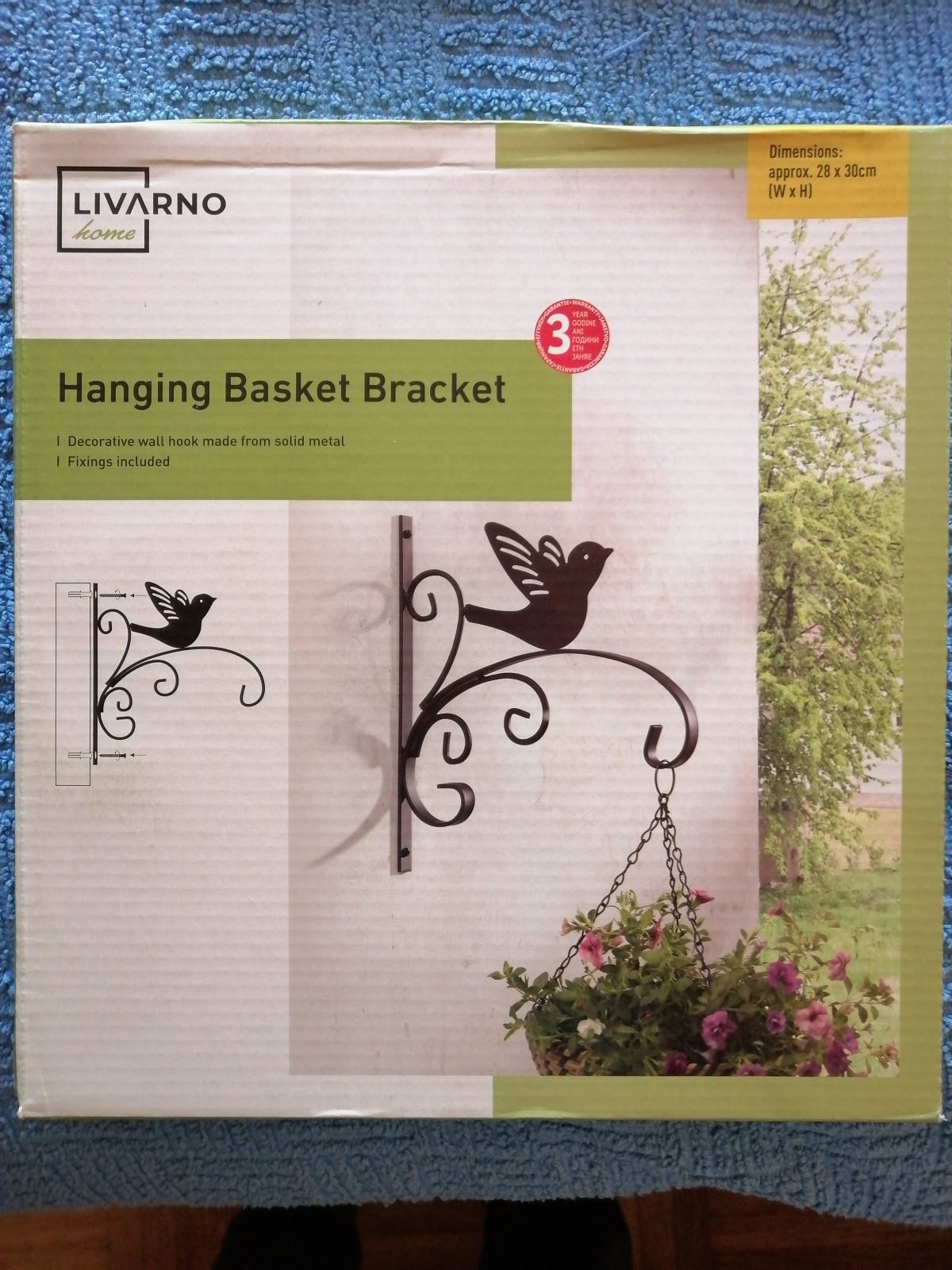 Zidni metalni nosači za cvijeće