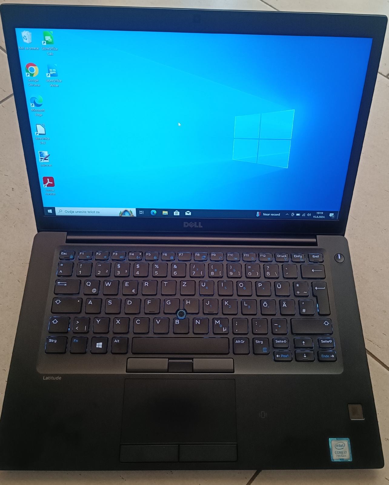 Dell latitude e7480, i7-7600, 16GB DDR4GB, 256GB SSD