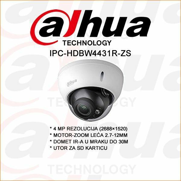 DAHUA IP MOTOR-ZOOM DOME KAMERA ZA VIDEONADZOR IPC-HDBW4431R-ZS