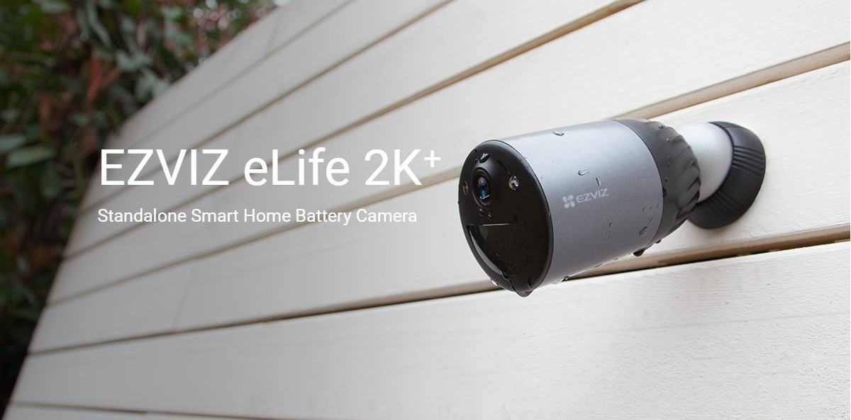 EZVIZ eLife 2K* CS-BC1C 4MP 2,8 mm WiFi kamera, IP66