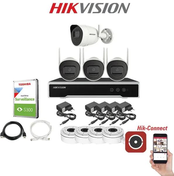 HikVision WiFi set 4 kamere, 4MP