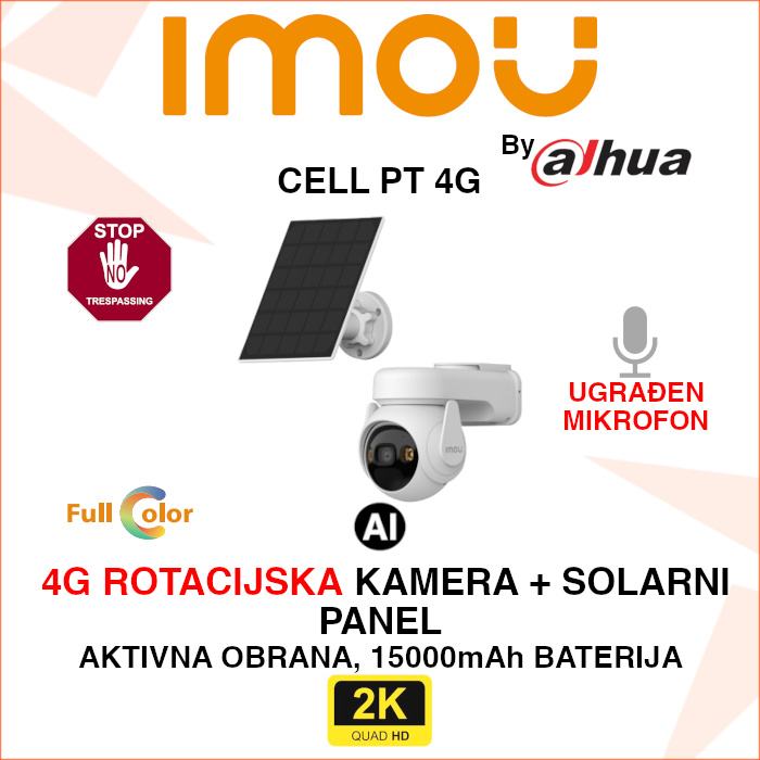 IPC-K9EP-3T0TE-EU/FSP12-TYPEC IMOU CELL PT 4G KAMERA I SOLARNI PANEL