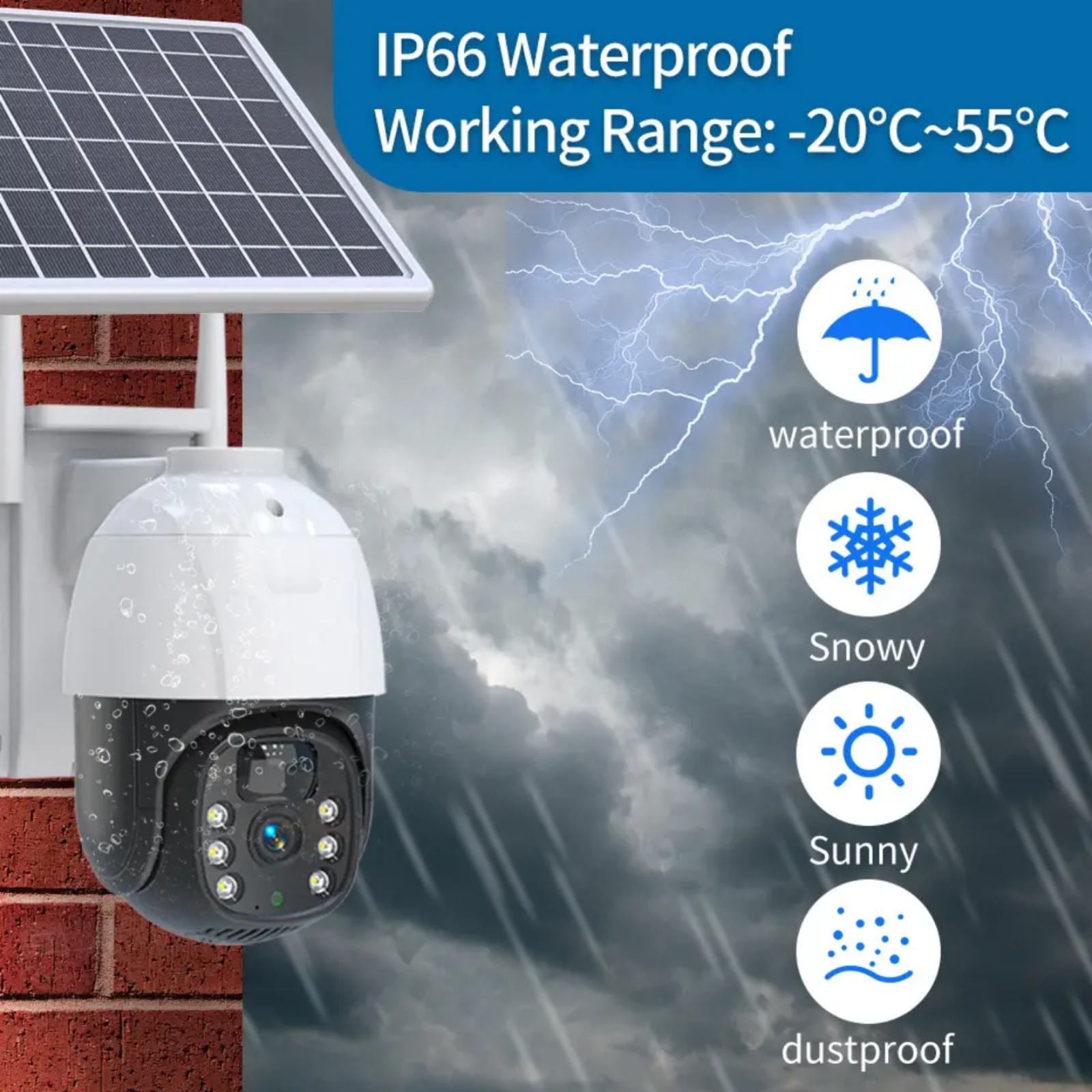 SIGURNOSNA KAMERA SA SOLARNIM PANELOM 4G