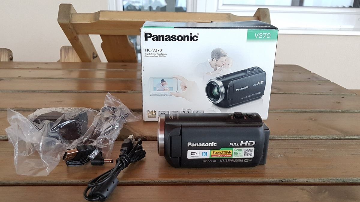 Video kamera Panasonic HC-V270 Full HD, 50X Optički Zoom, WiFi + NFC