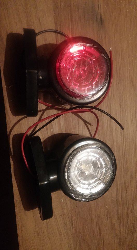 Katadiopteri, gabaritna svijetla LED