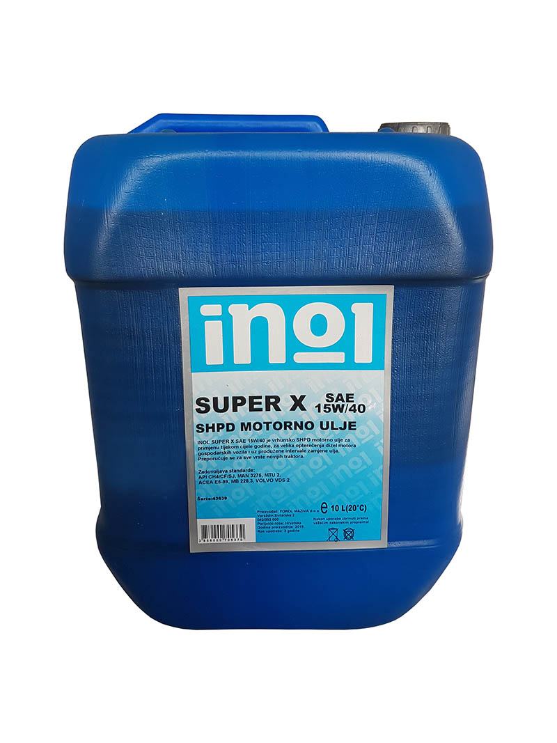 Motorno ulje Inol Super X 10/1