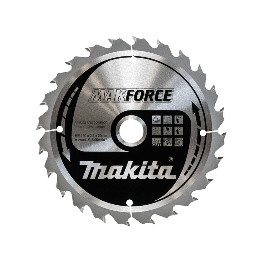 MAKITA list kružne pile za drvo 160x20x2,4 mm, 16Z, MAKForce B-32091