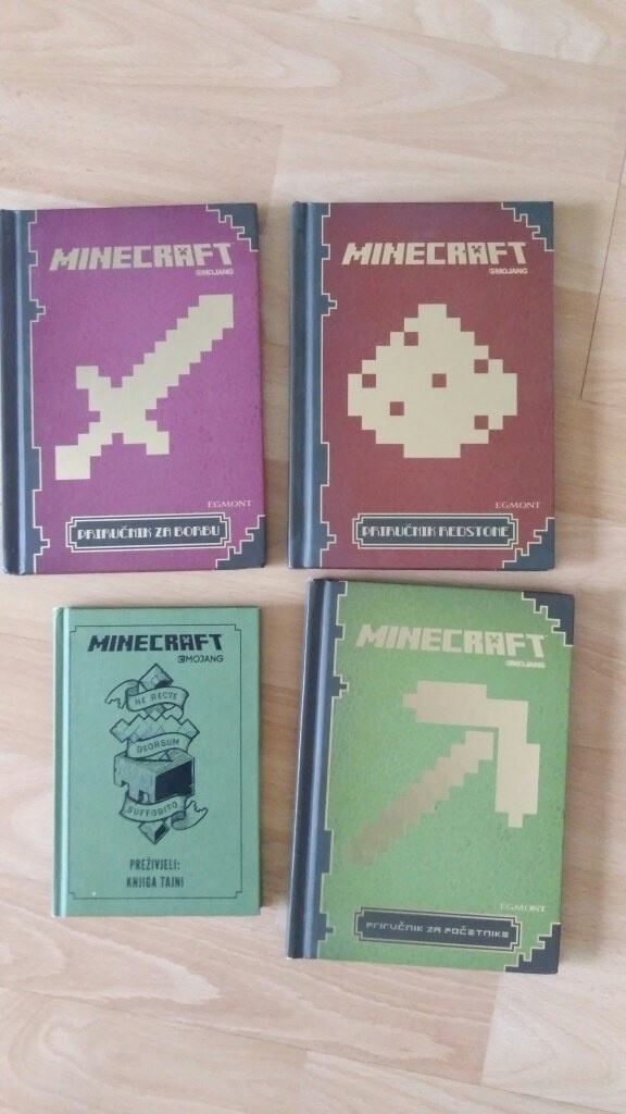 4 knjige Minecraft
