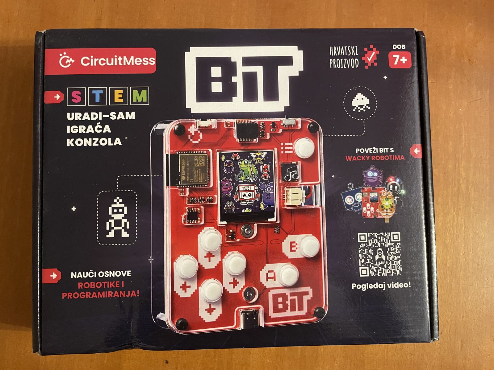 CircuitMess BIT – dječja igrača konzola (NOVO)