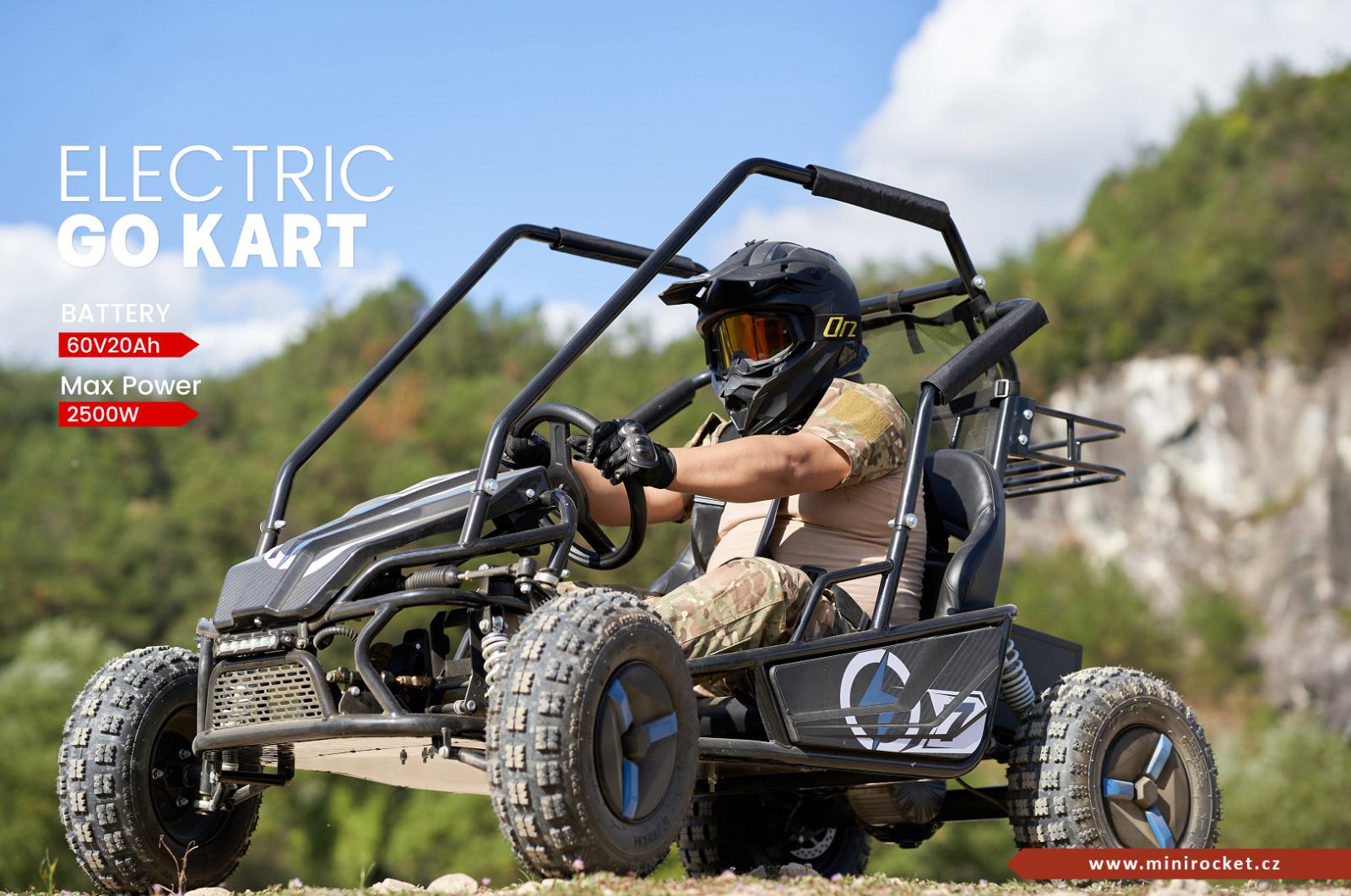 Električni Buggy MiniRocket ECOBuggy 2000W 20Ah