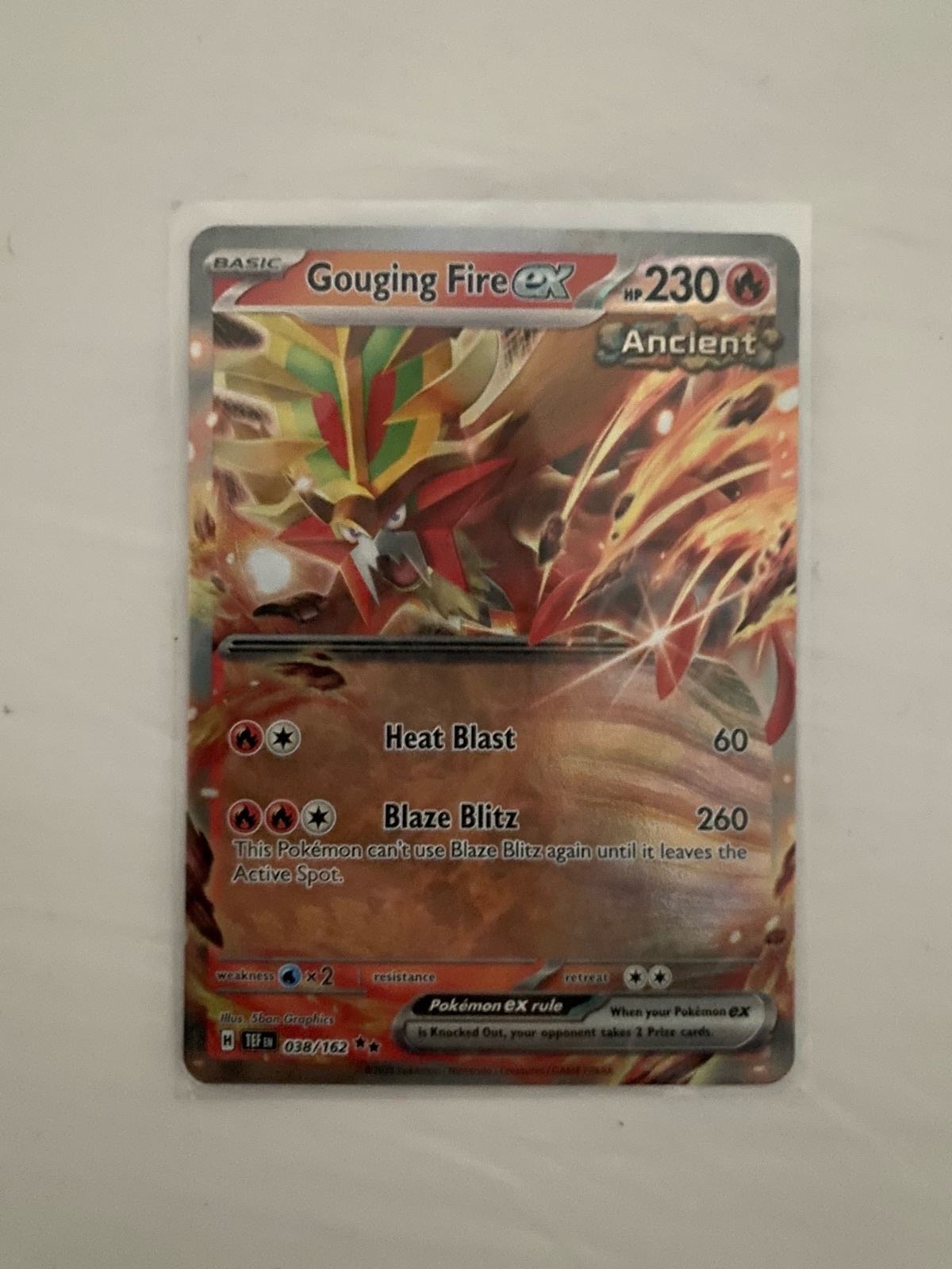 Gouging Fire Pokemon karta
