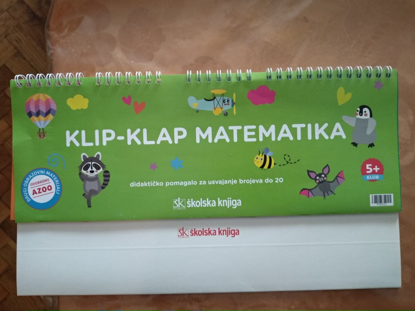 KLIP-KLAP MATEMATIKA - didaktičko pomagalo za usvajanje brojeva