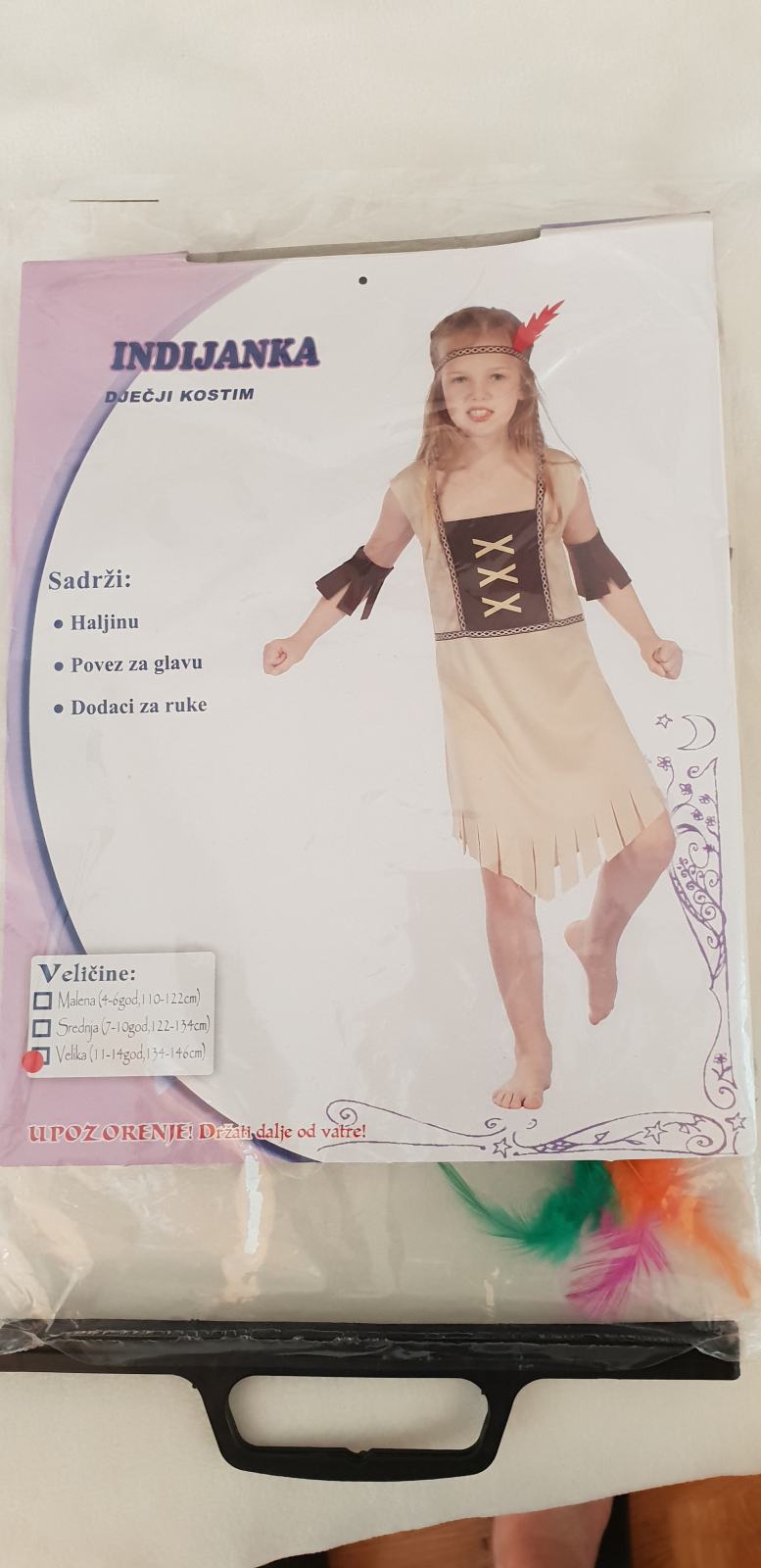 Kostim Indijanke za maškare