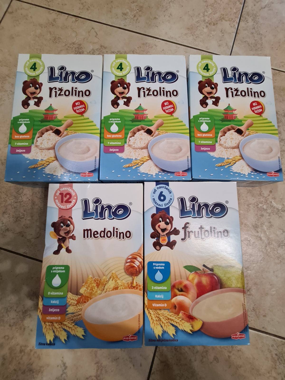 Rižolino, frutolino, medolino NOVO