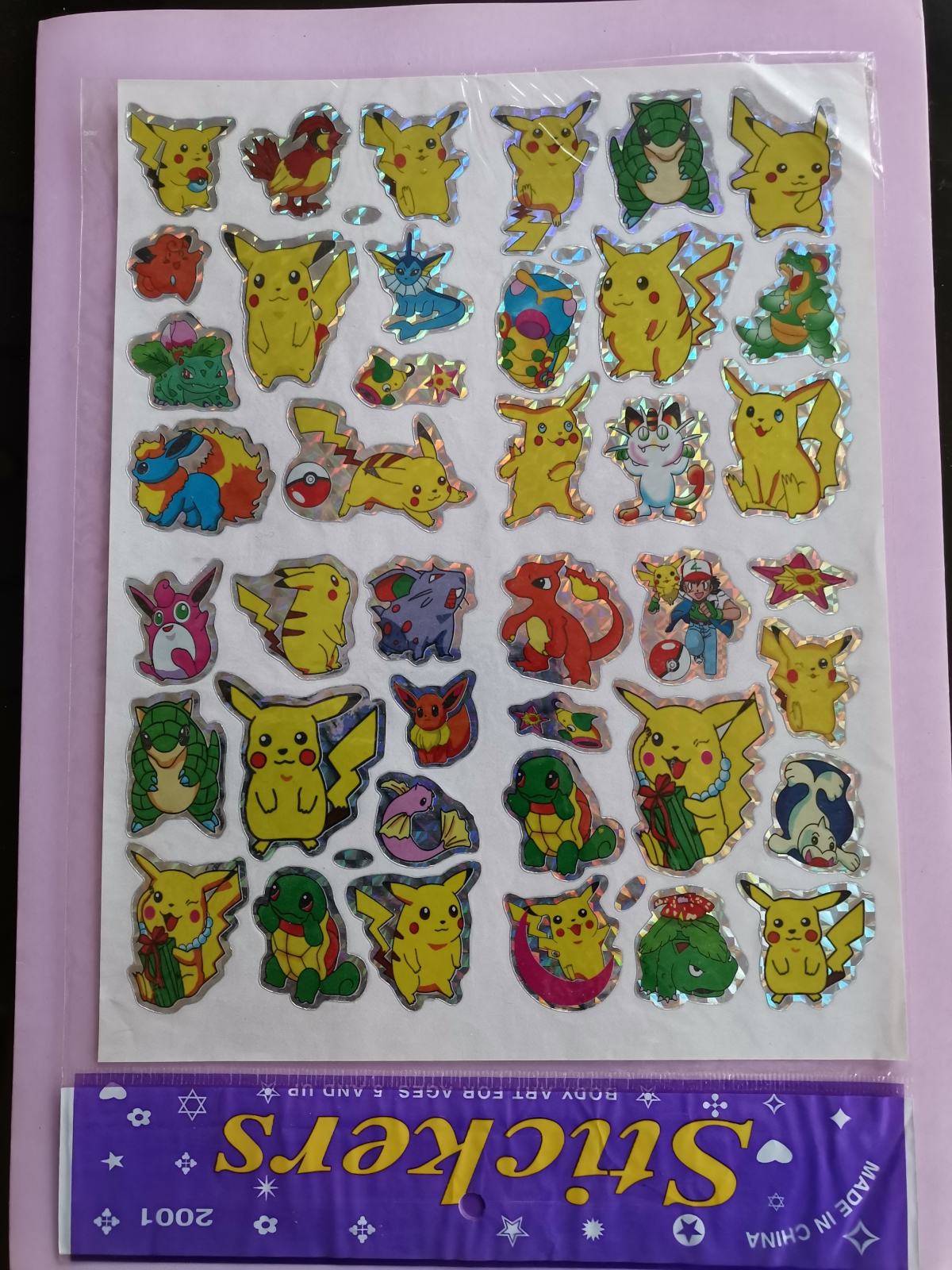 STICKERS - PIKACHU POKEMON