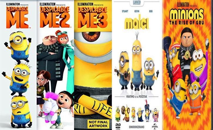 USB stick 16 Gb s 6 nastavaka crtića Gru / Malci