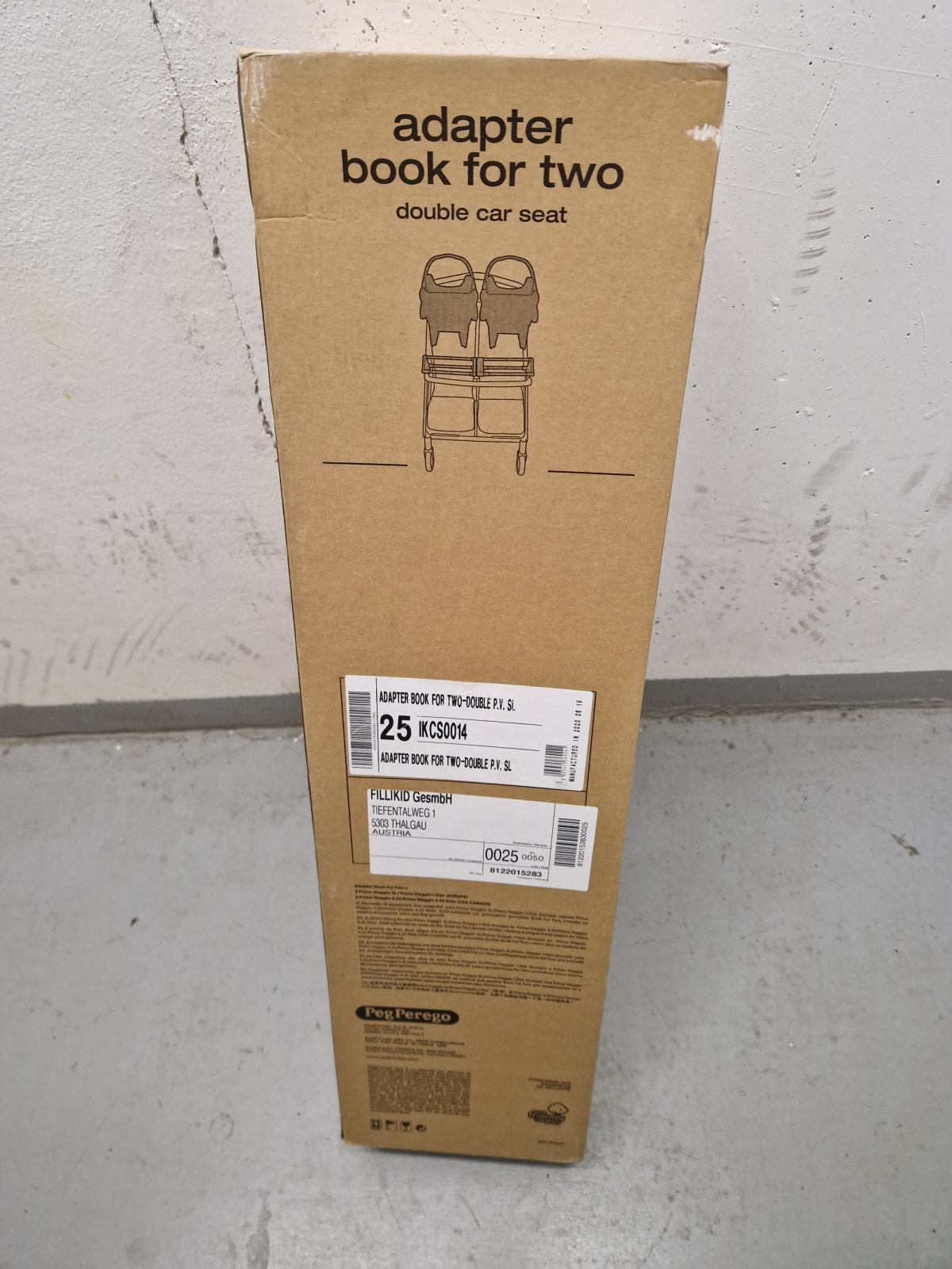 Adapter Book For Two Double Peg Perego