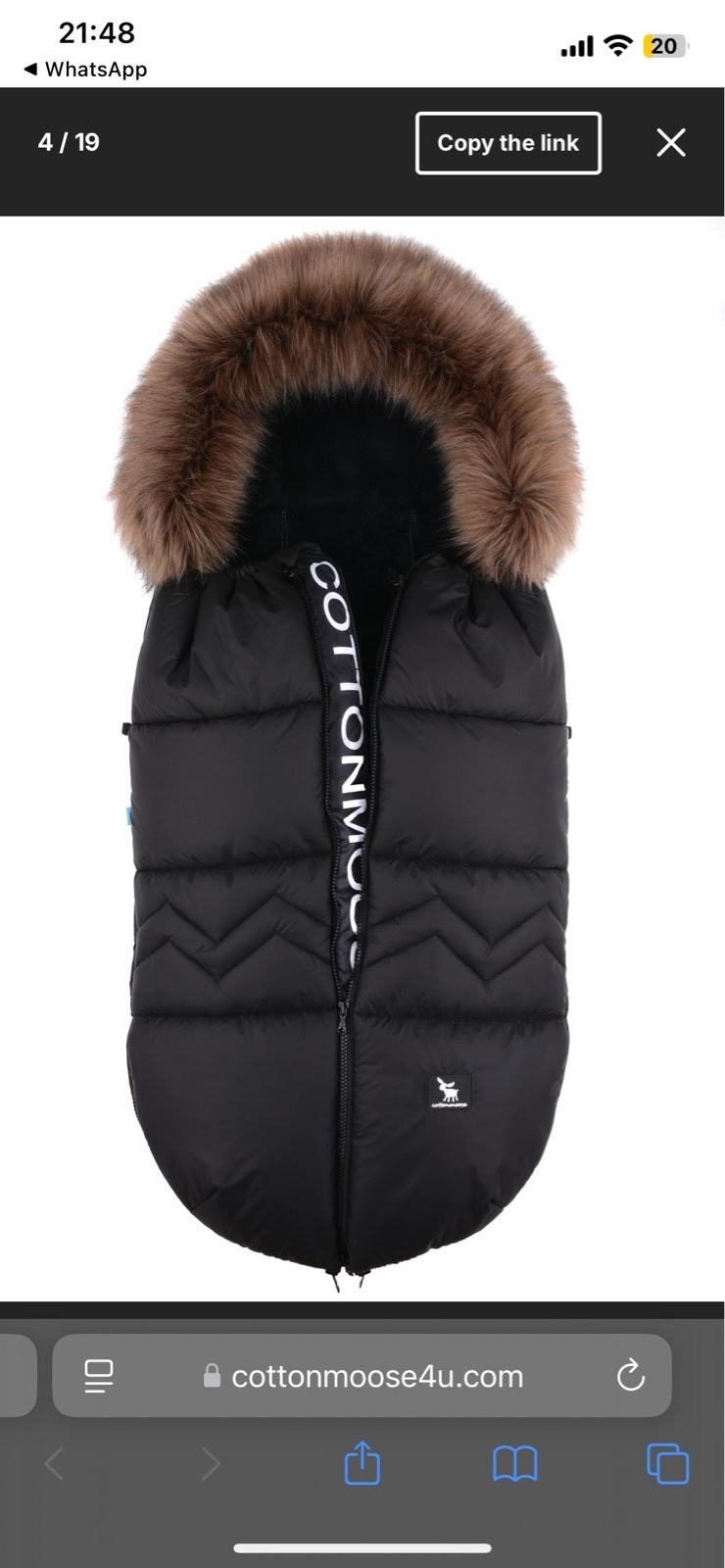 Cotton moose univerzalna zimska vreća za kolica