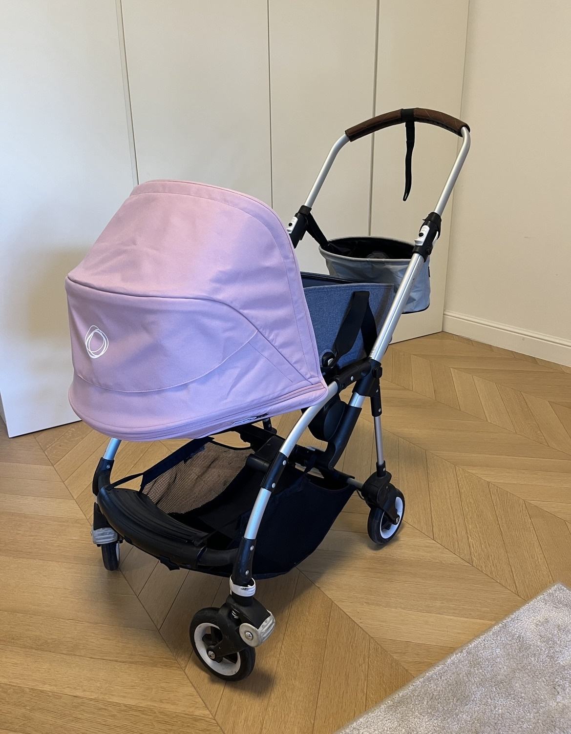 Bugaboo bee 5 kolica sportski dio+košara za novorođenče