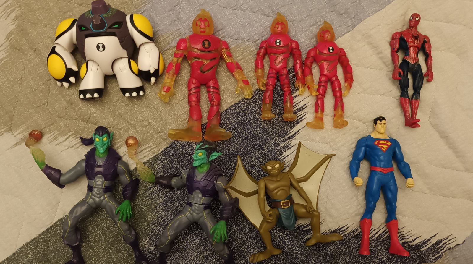 ben ten spiderman superman