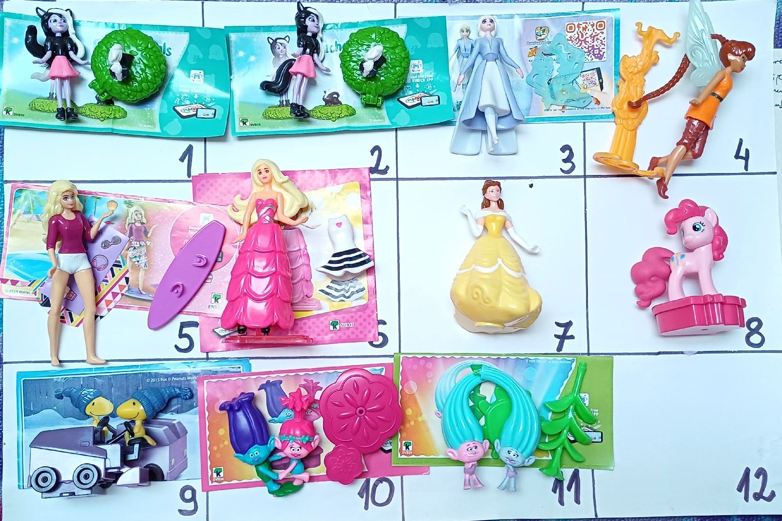 kinder maxi figure, marvel, disney