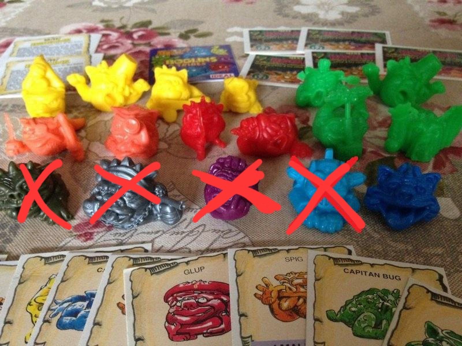 Mini Boglins figure gumene - raritet 90te