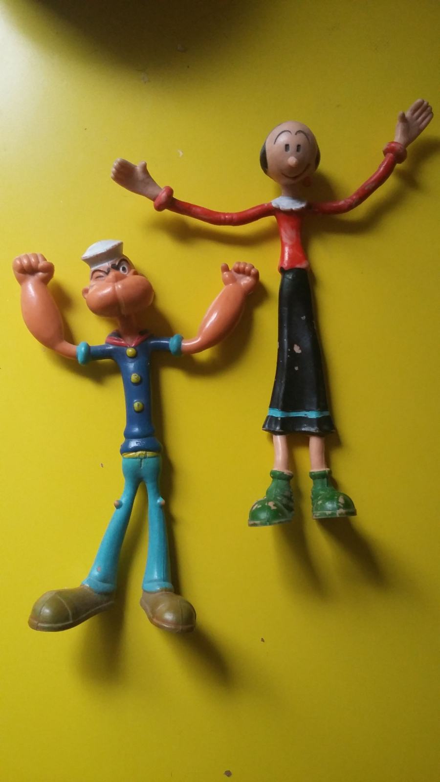 Popay i Oliva, retro figurice
