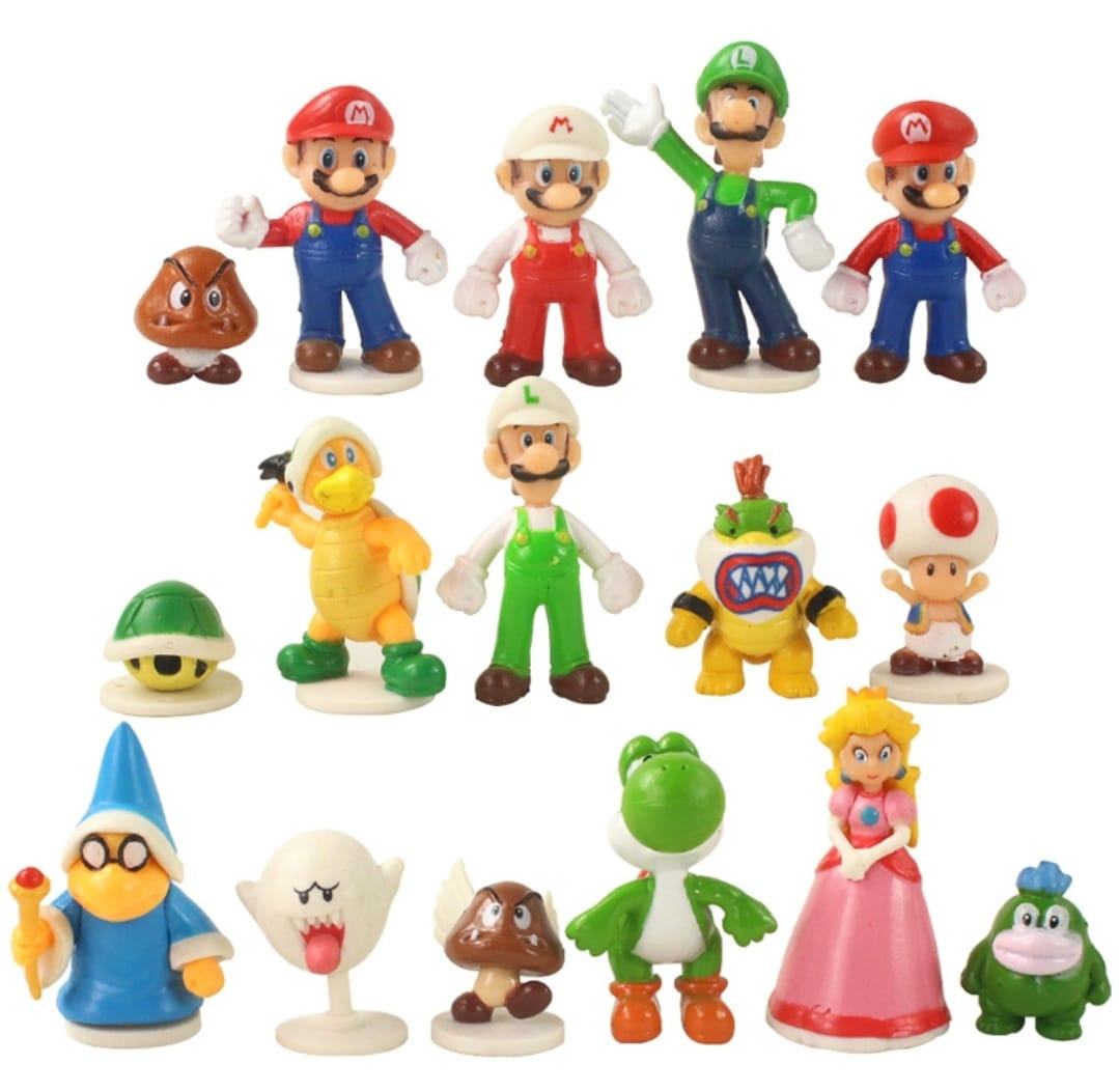 SUPER MARIO - 16 figurica