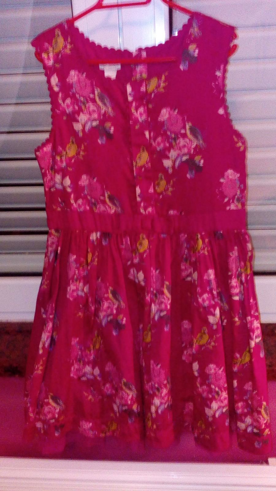 HALJINA 9-10 god., MONSOON, PAMUČNA, CRVENA, VESELOG DEZENA