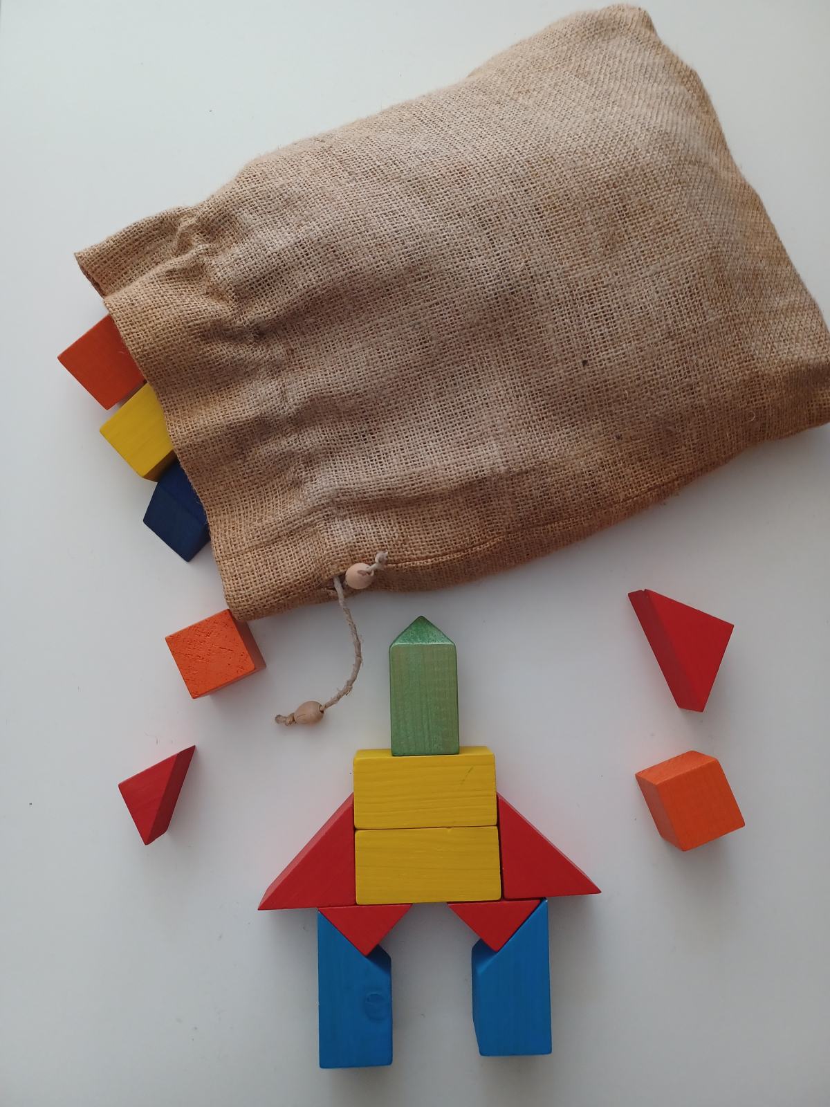 Drvene kockice u boji