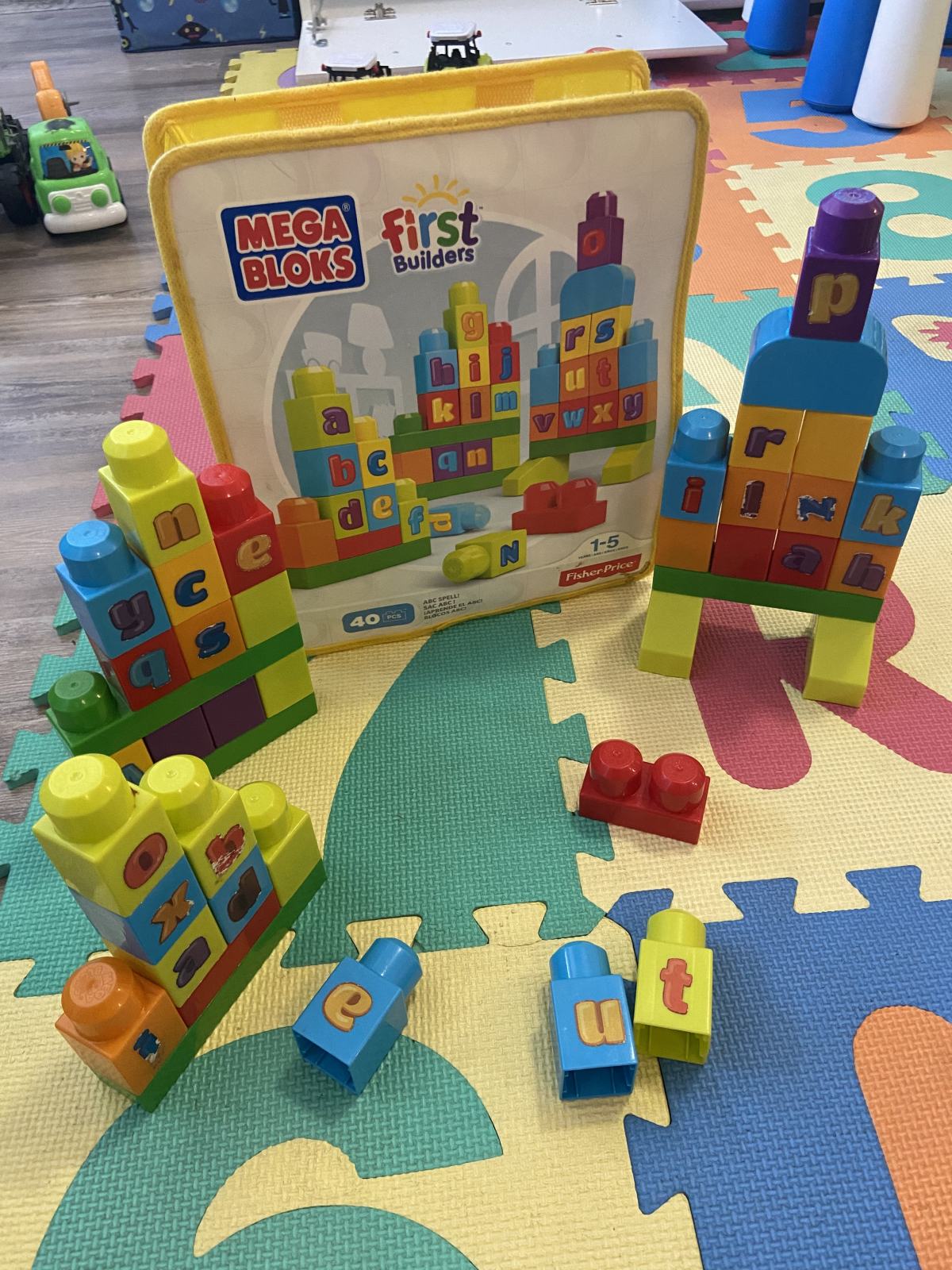 Fisher Price mega blocks kockice za igru, 1-5g.