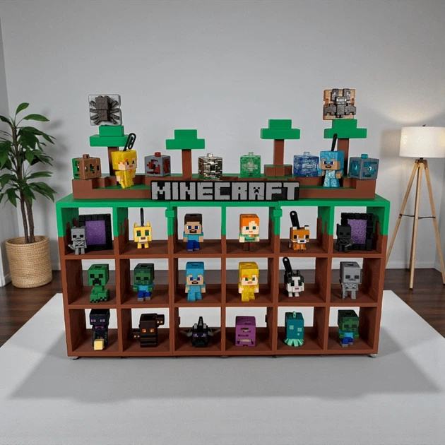 Minecraft Kinder Joy polica