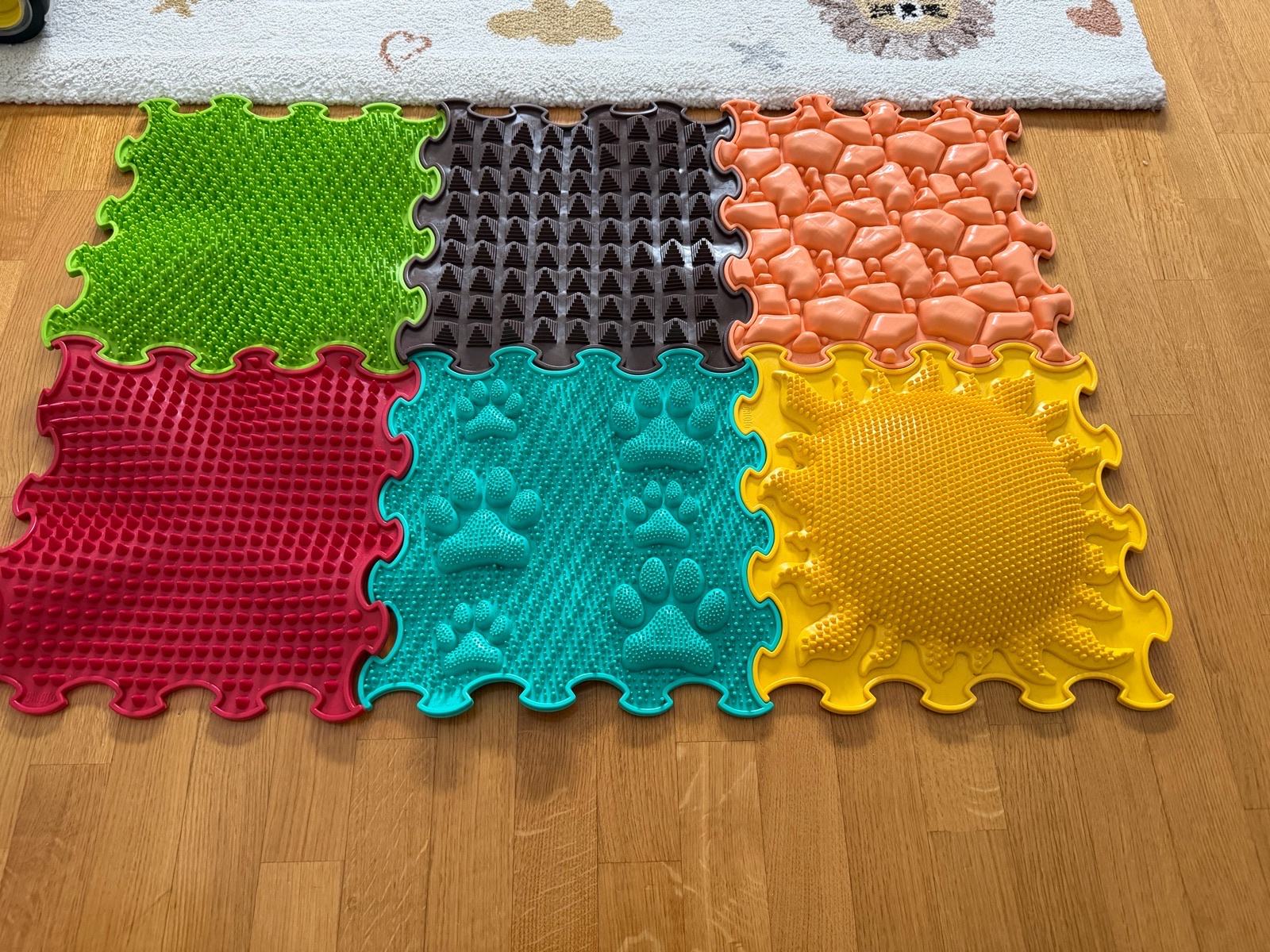 ORTOTO senzoričke puzzle podloge SUNSHINE GARDEN 6 kom