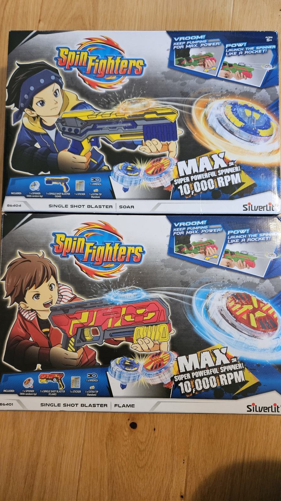 Spin Fighters Single shot