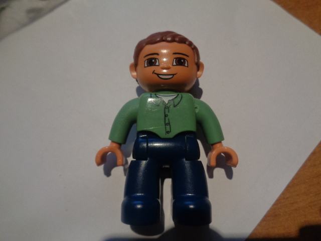 lego duplo tata zeleno plavi