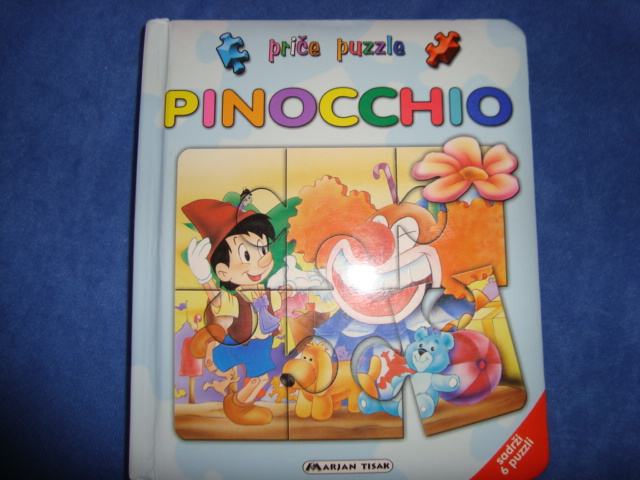 PINOKIO knjiga + puzle